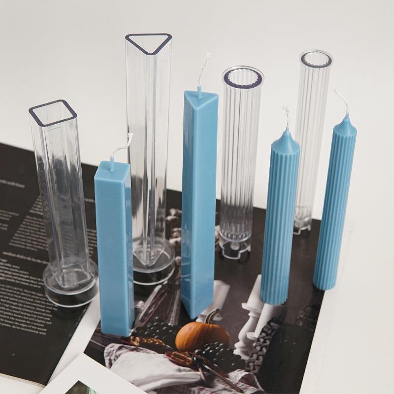 DIY Aromatherapy Candle Vertical Triangle Taper Candle Molds