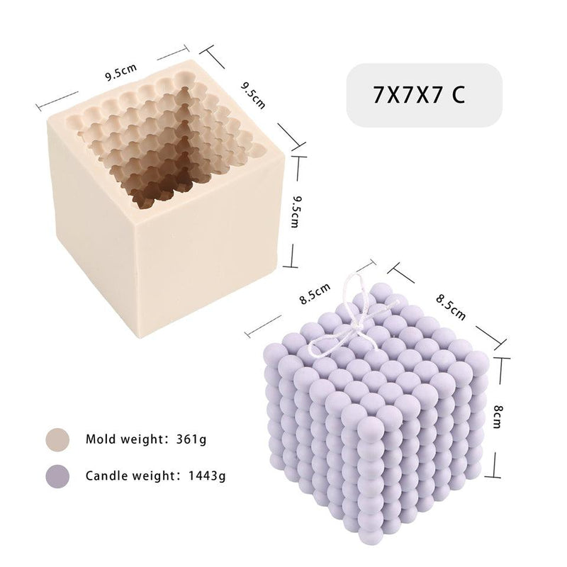 Rubik's Cube Candle Mold