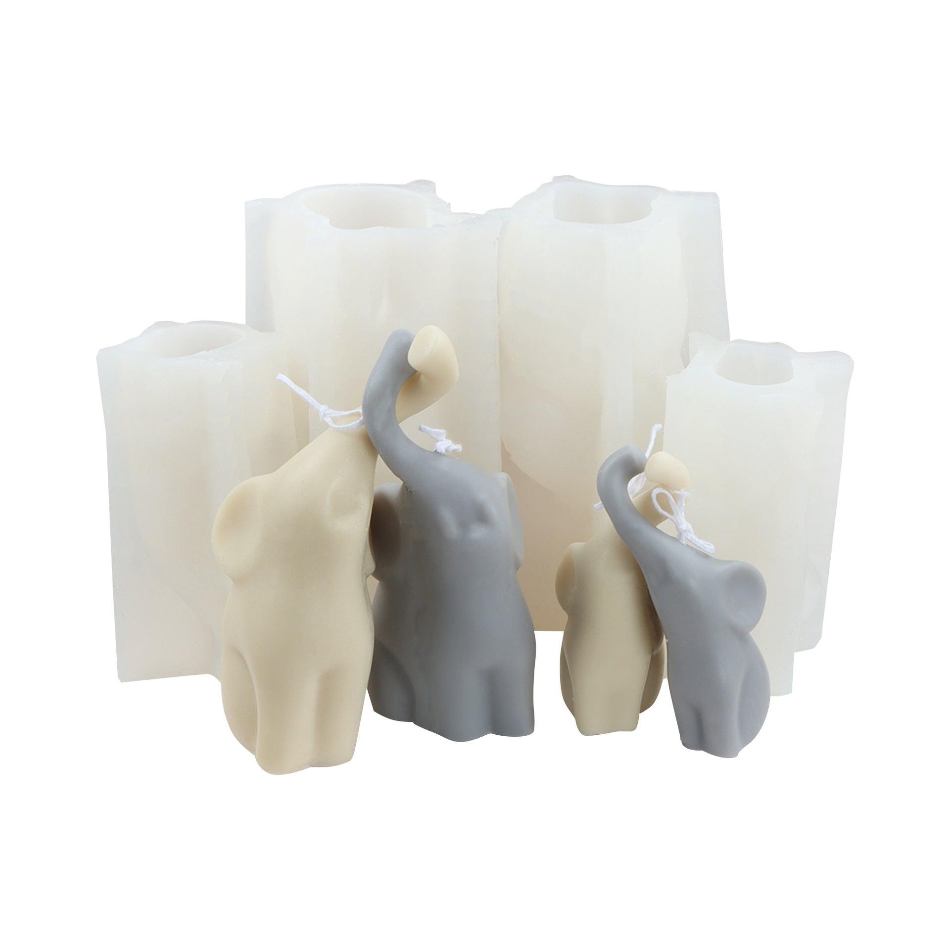 Stretch Nose Elephant Candle Mould Stretch Nose Elephant Candle Mould